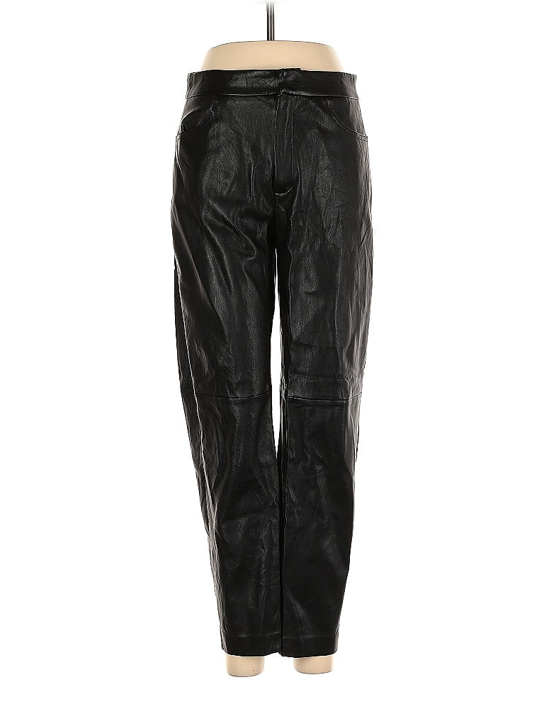 MNG Black Faux Leather Pants Size 4 - 54% off | ThredUp