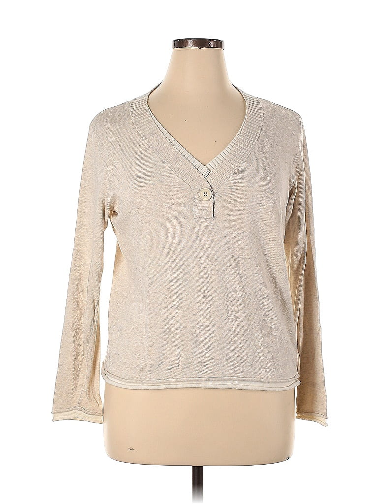 Caribbean Joe Tan Pullover Sweater Size XL - 58% off | ThredUp