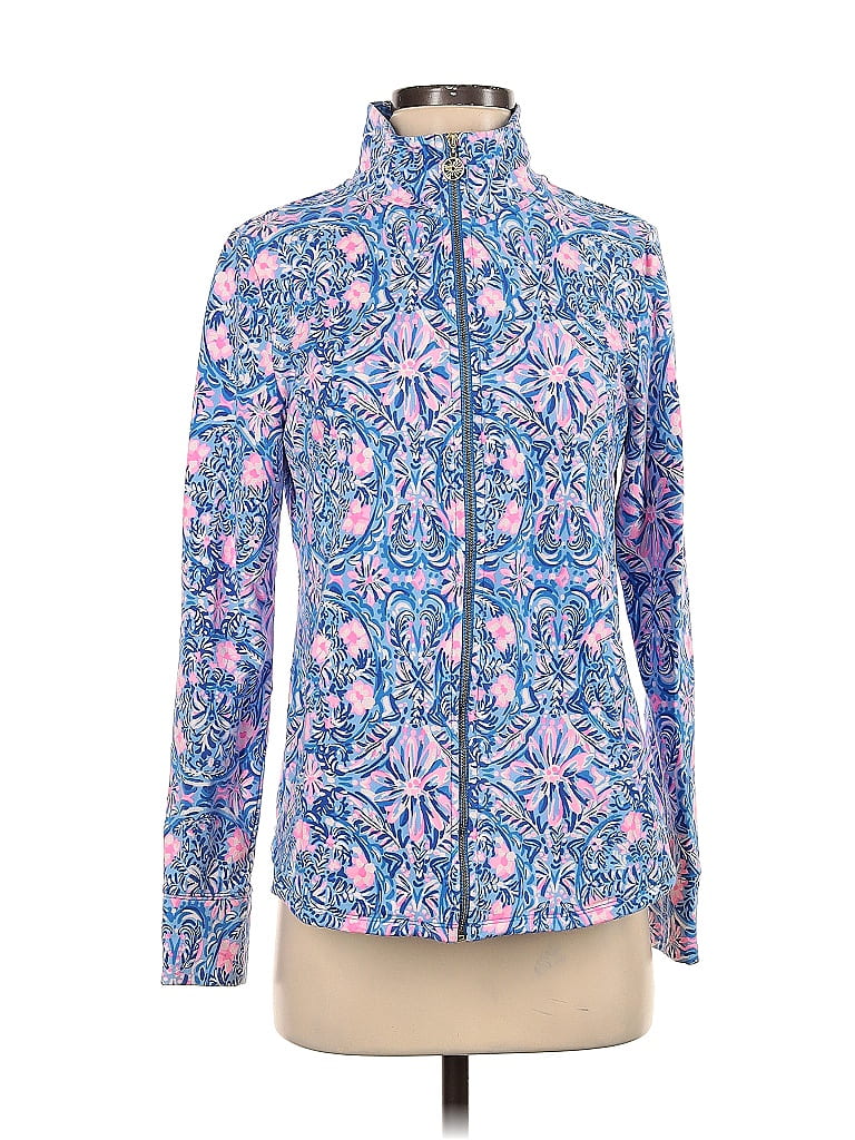 Lilly Pulitzer Paisley Floral Blue Jacket Size S - 62% off | ThredUp