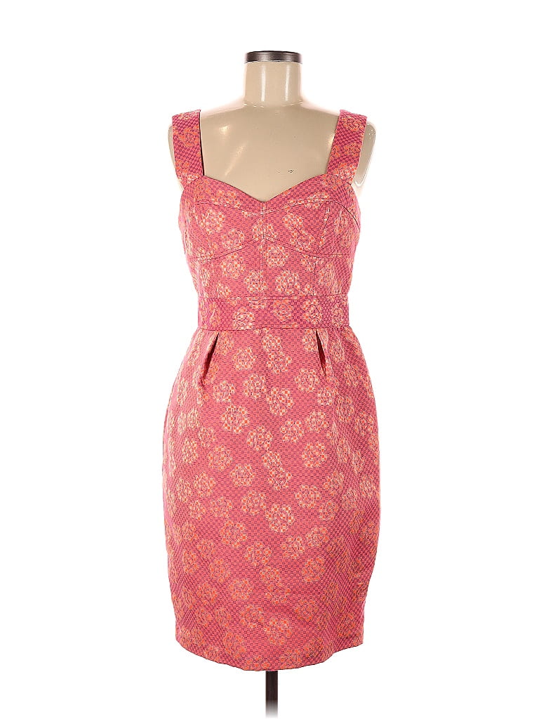 French Connection Jacquard Floral Motif Damask Paisley Brocade Pink ...