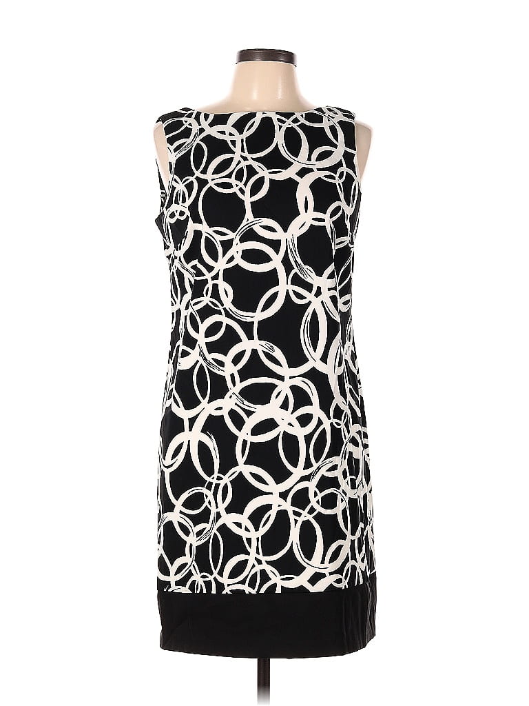 AB Studio Graphic Black Cocktail Dress Size 12 - 50% off | ThredUp