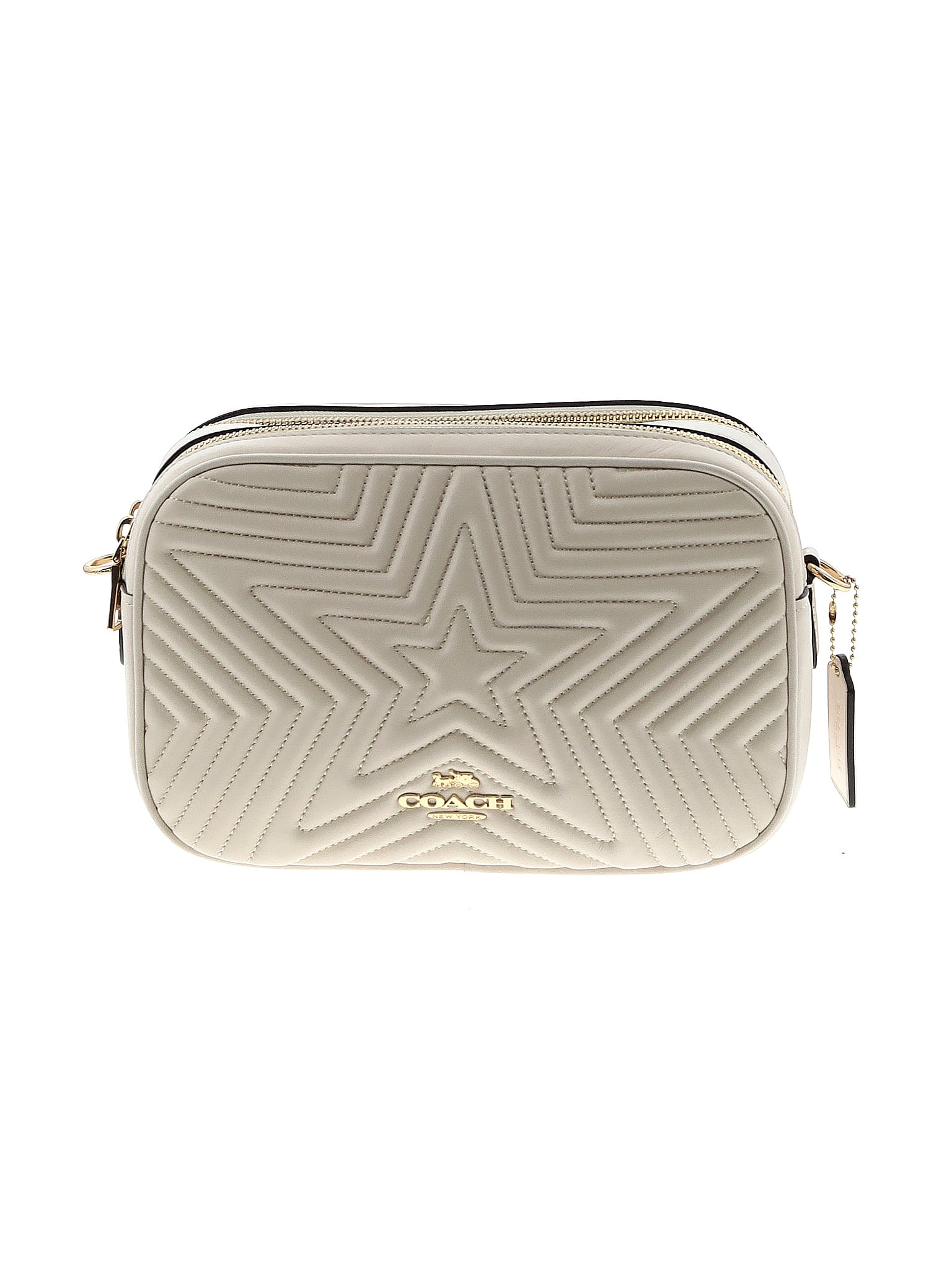 Coach Stars Ivory Leather Shoulder Bag One Size - 20% off | ThredUp