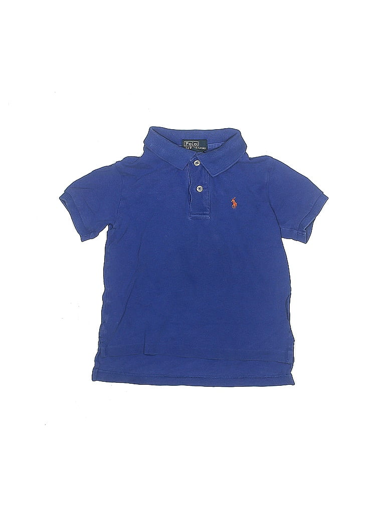 Polo By Ralph Lauren 100 Cotton Blue Short Sleeve Polo Size 3 3t