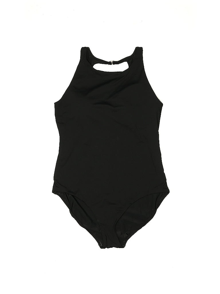 Calia by Carrie Underwood Solid Stars Graphic Black One Piece Swimsuit ...