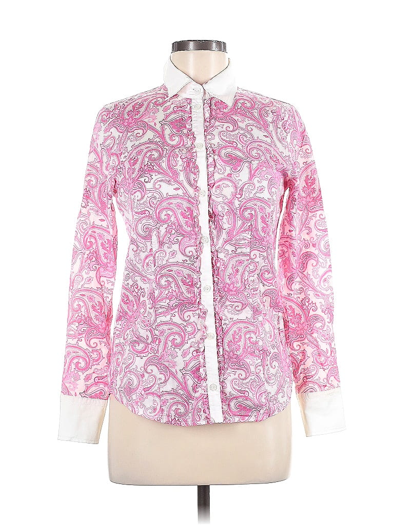 Basler Paisley Pink Long Sleeve Blouse Size EU 38 / US 6 - 82% off ...