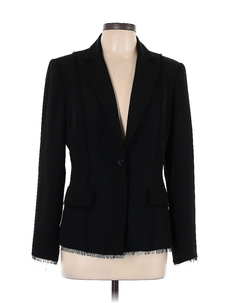 Fenn Wright Manson 100% Polyester Black Blazer Size 10 - 76% off | ThredUp