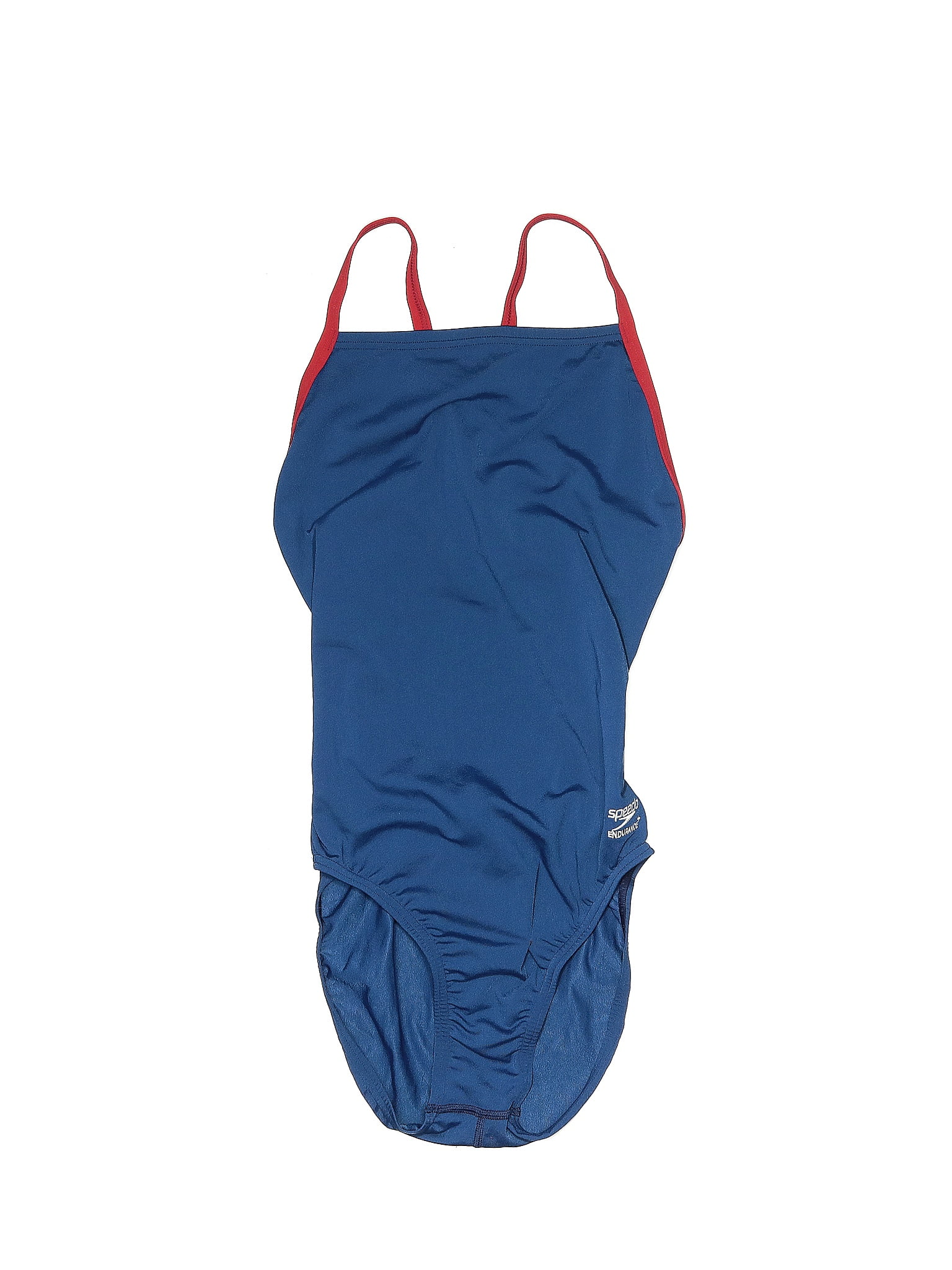 Speedo Solid Blue One Piece Swimsuit Size 10 - 41% off | ThredUp