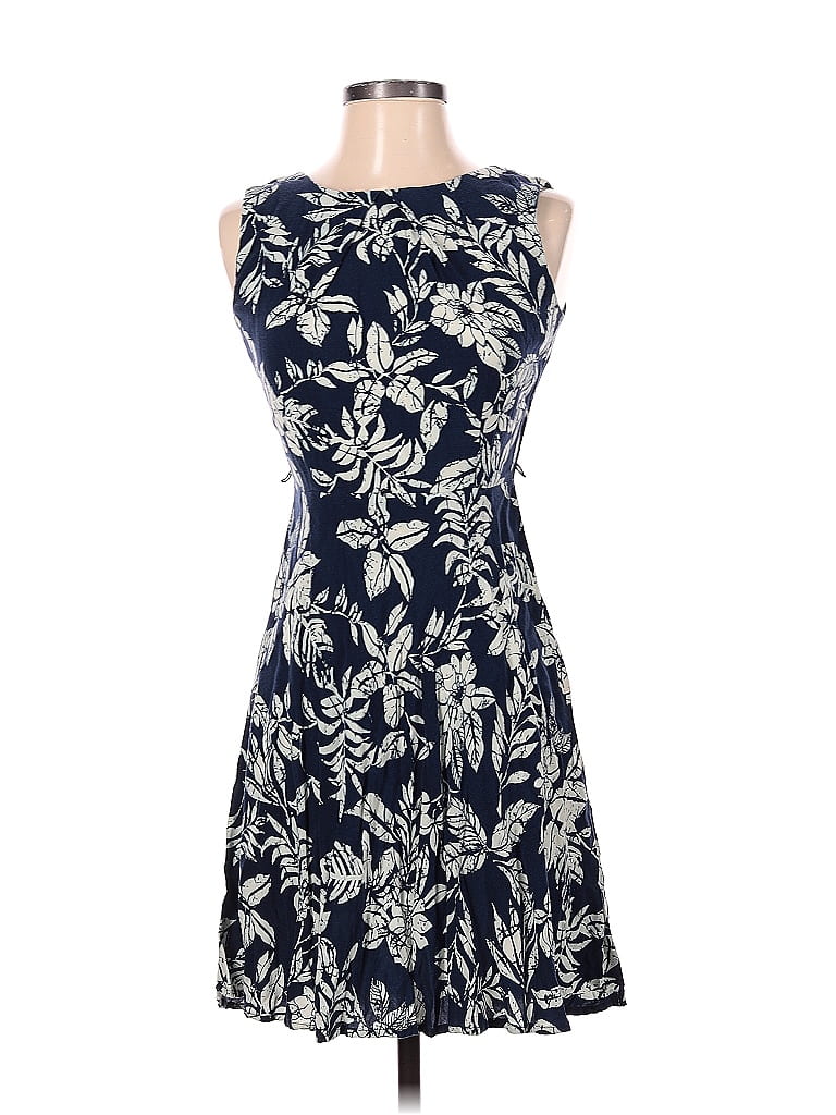 AB Studio 100% Rayon Tropical Blue Cocktail Dress Size 2 - 67% off ...
