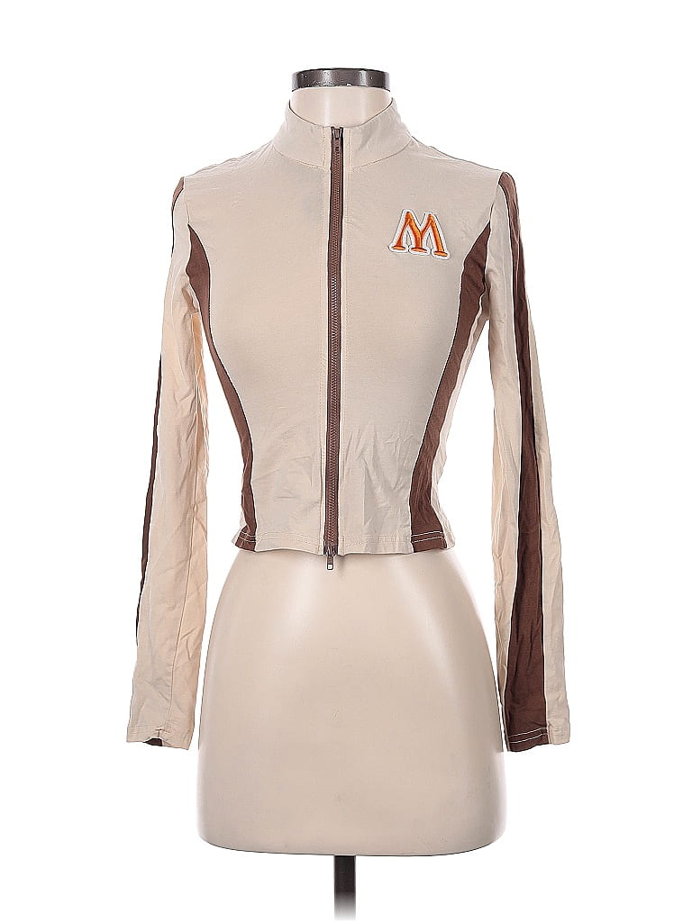 Shein Tan Track Jacket Size 4 - 75% off | ThredUp
