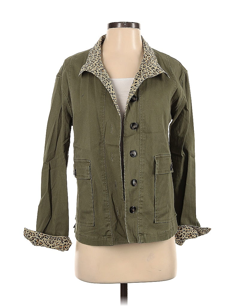 Peyton Jensen Green Jacket Size S - 71% off | ThredUp