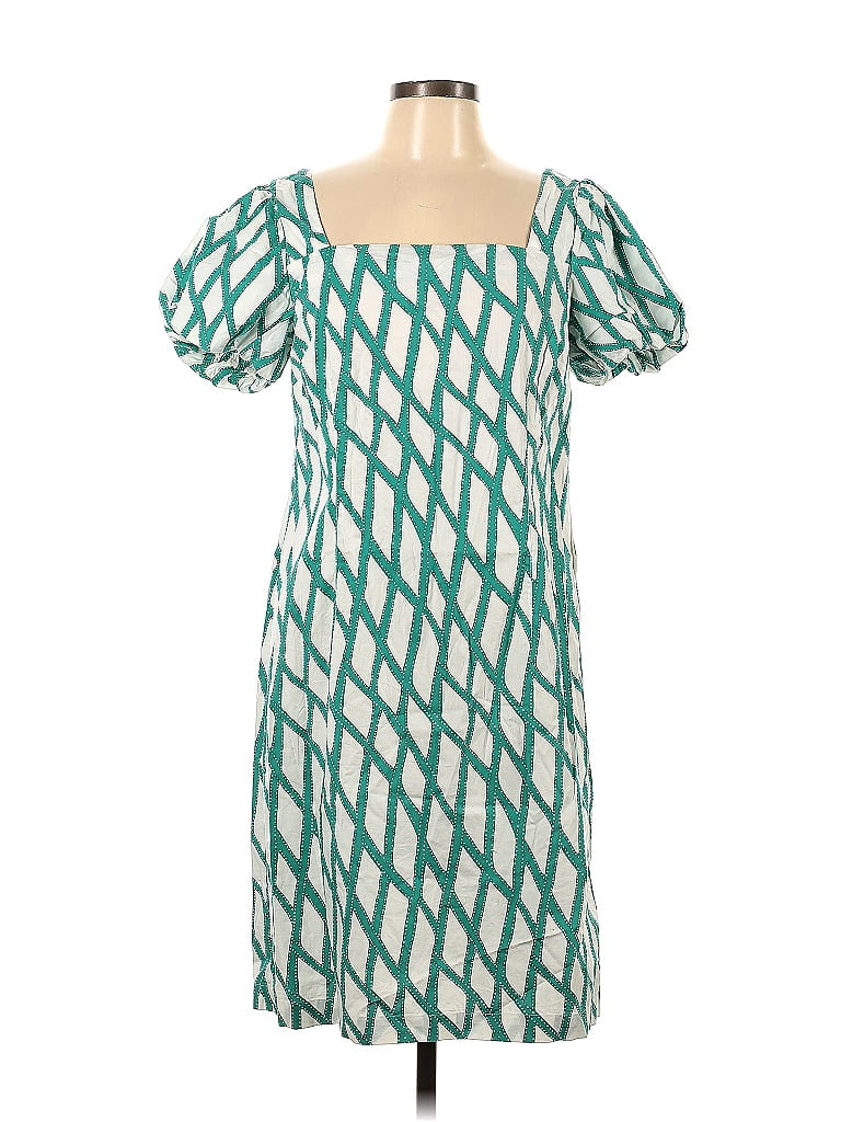 Tex by MaxAzria Print Teal Casual Dress Size L - 59% off | ThredUp