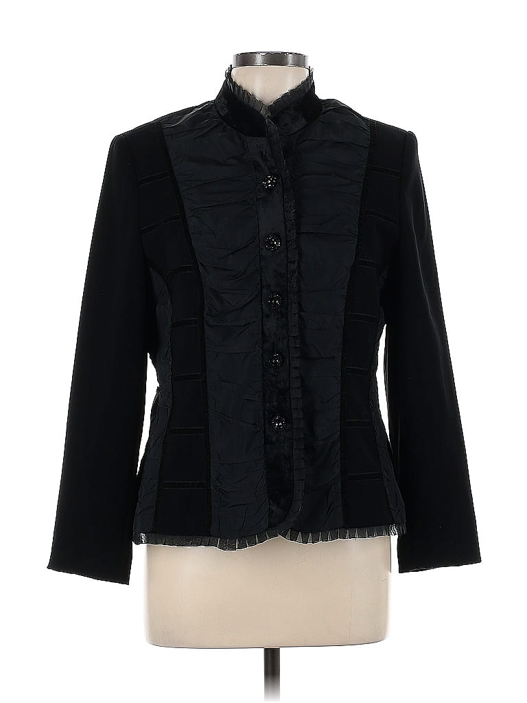 Frank Walder 100% Polyester Black Jacket Size 10 - 76% off | ThredUp