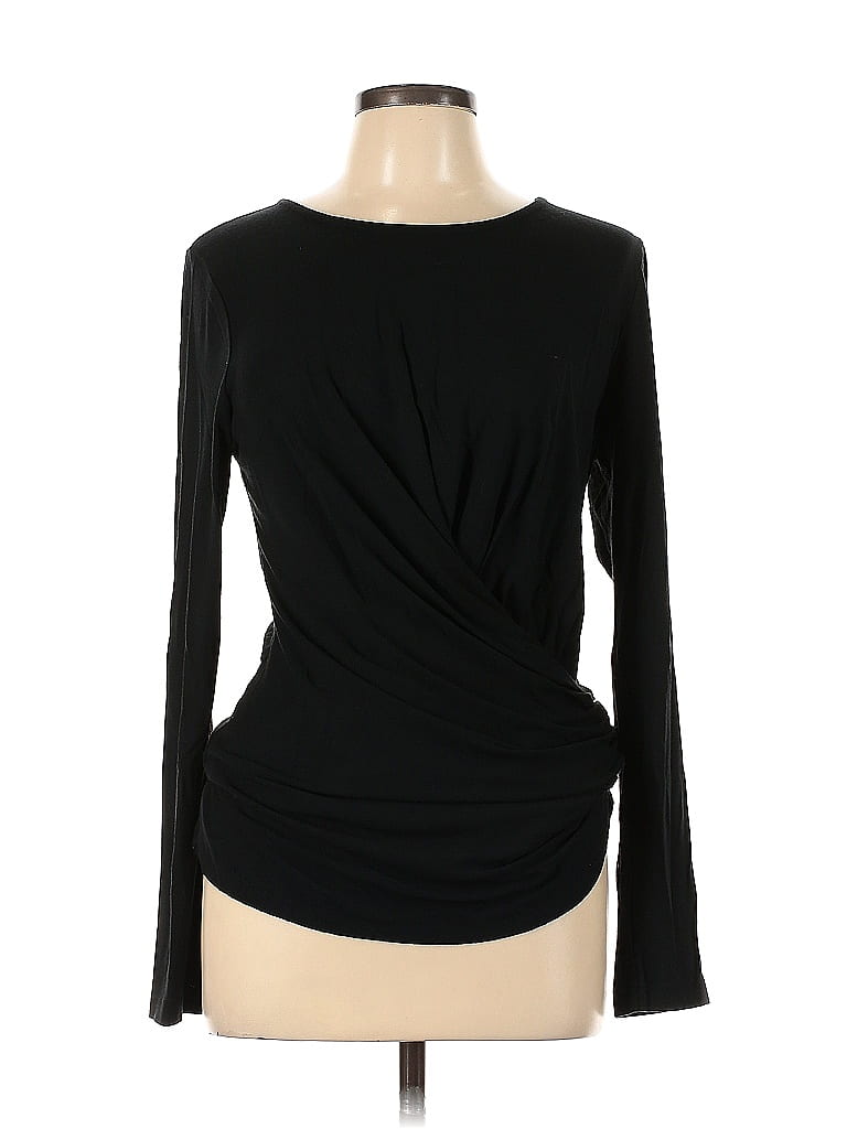 Ann Taylor Black Long Sleeve Top Size L - 78% off | ThredUp