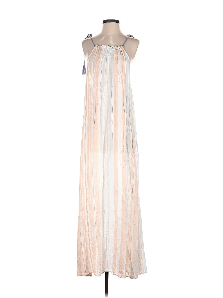 Hem & Thread 100% Rayon Ivory Casual Dress Size S - 62% off | ThredUp