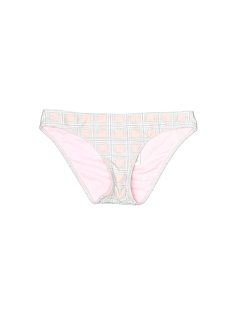 Hollister Argyle Checkered-gingham Plaid Pink Swimsuit Bottoms Size XS ...