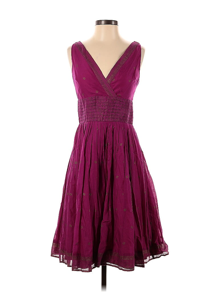 Isaac Mizrahi for Target 100% Cotton Burgundy Cocktail Dress Size 4 ...