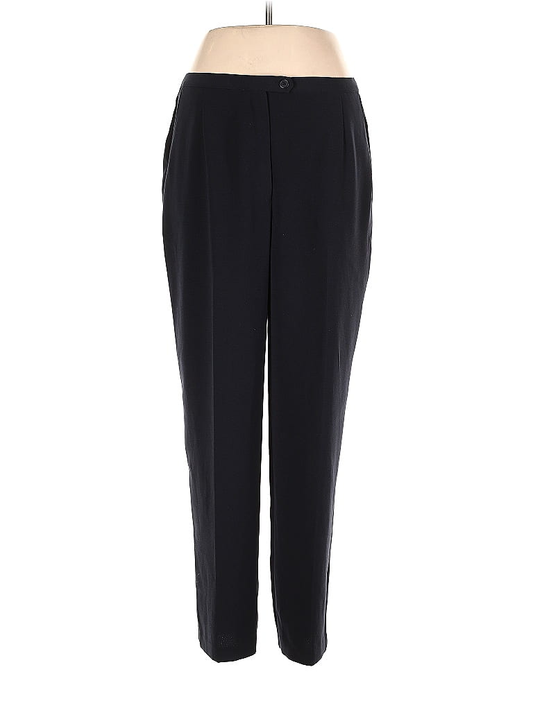 Koret 100% Polyester Solid Black Dress Pants Size 14 - 81% off | ThredUp