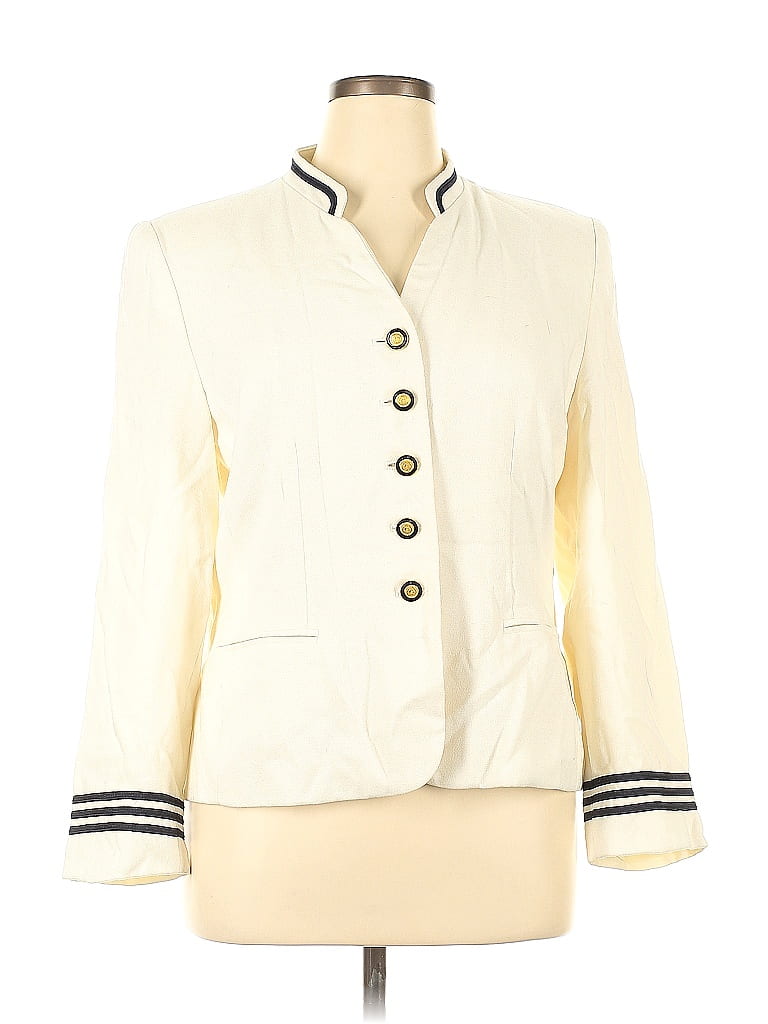 Kasper Ivory Blazer Size 16 - 73% off | ThredUp