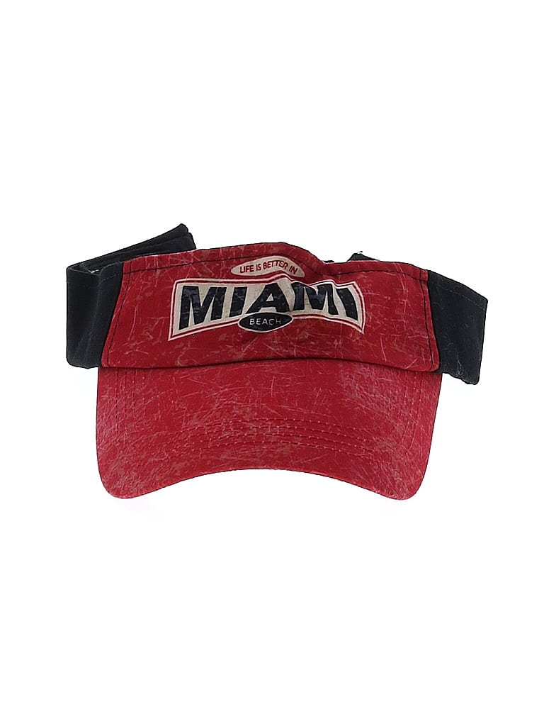Robin Ruth Red Visor One Size - 43% off | ThredUp