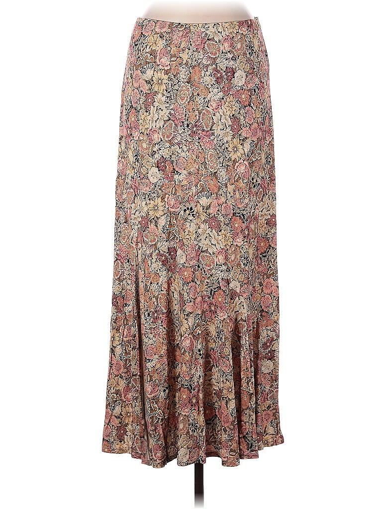 Peruvian Connection Paisley Floral Brown Casual Skirt Size M - 74% off ...
