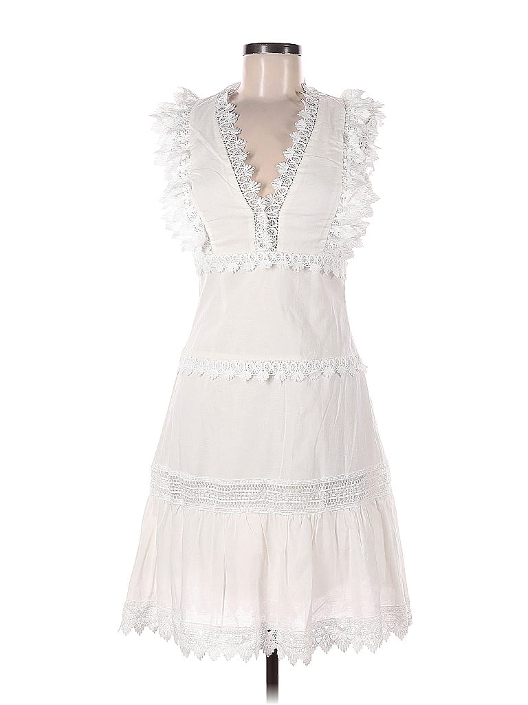 Stellah White Cocktail Dress Size M - 76% off | ThredUp