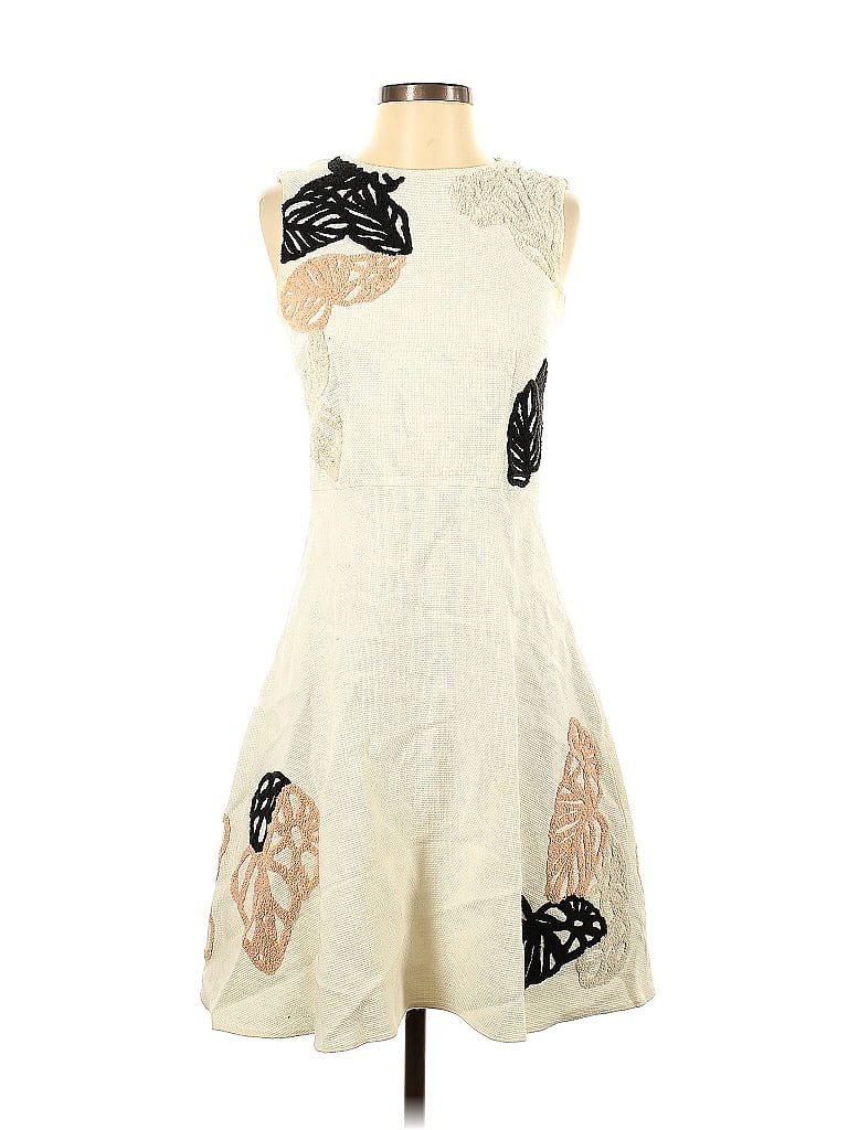 BOSS by HUGO BOSS Paisley Graphic Ivory Cocktail Dress Size 2 - 83% off ...