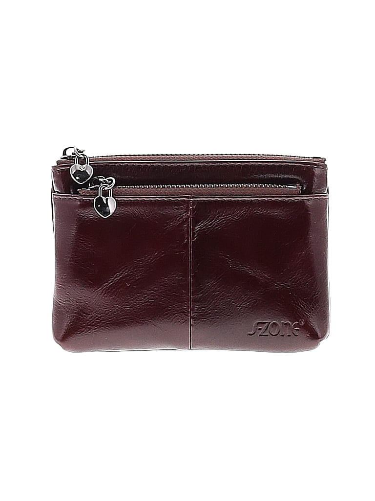 S-Zone Burgundy Brown Leather Coin Purse One Size - 68% off | ThredUp