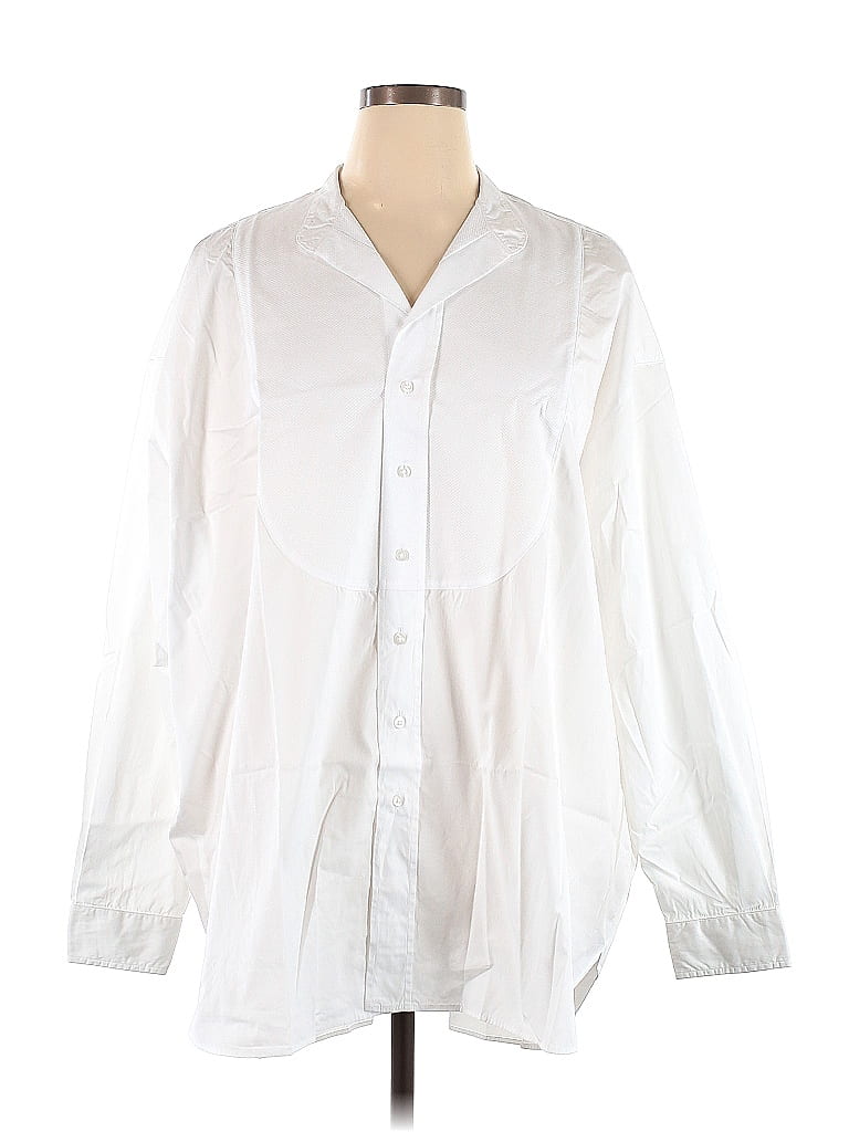 Frank & Eileen 100% Cotton White Long Sleeve Button-Down Shirt Size XL - 77% off | ThredUp