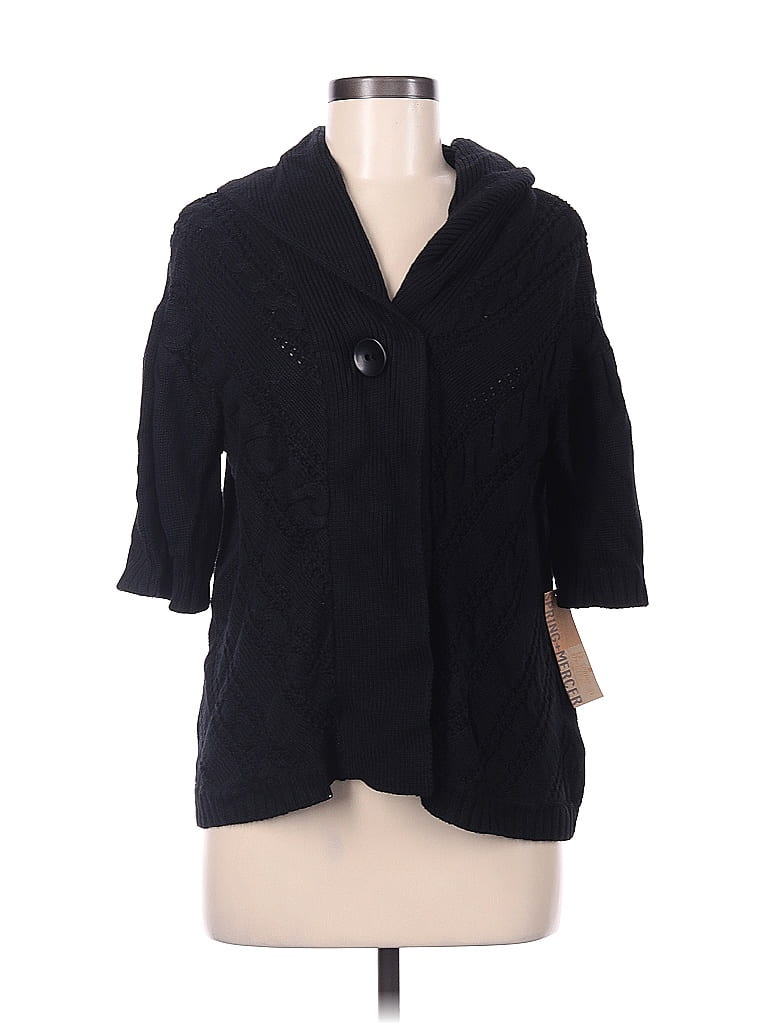 Spring & Mercer Black Cardigan Size M - 75% off | ThredUp