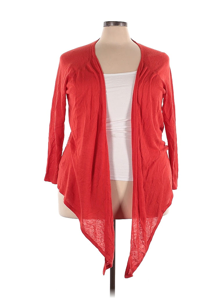 Lauren by Ralph Lauren Red Cardigan Size 3X (Plus) - 72% off | ThredUp