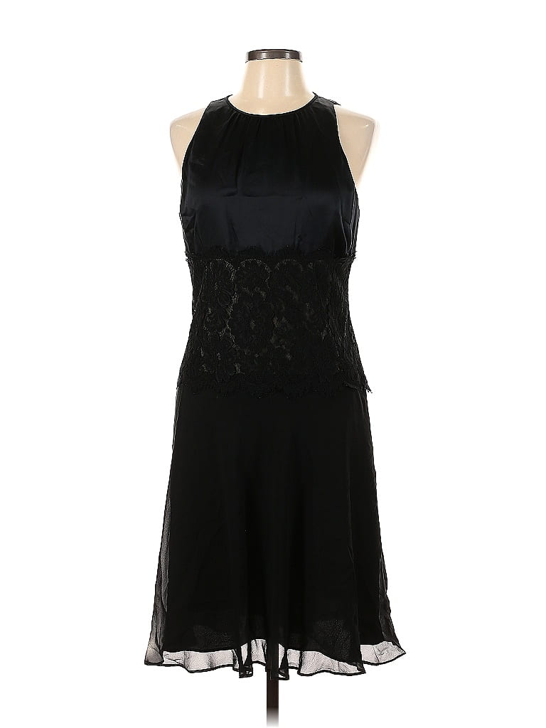 Jones New York 100% Silk Black Cocktail Dress Size 10 - 73% off | ThredUp