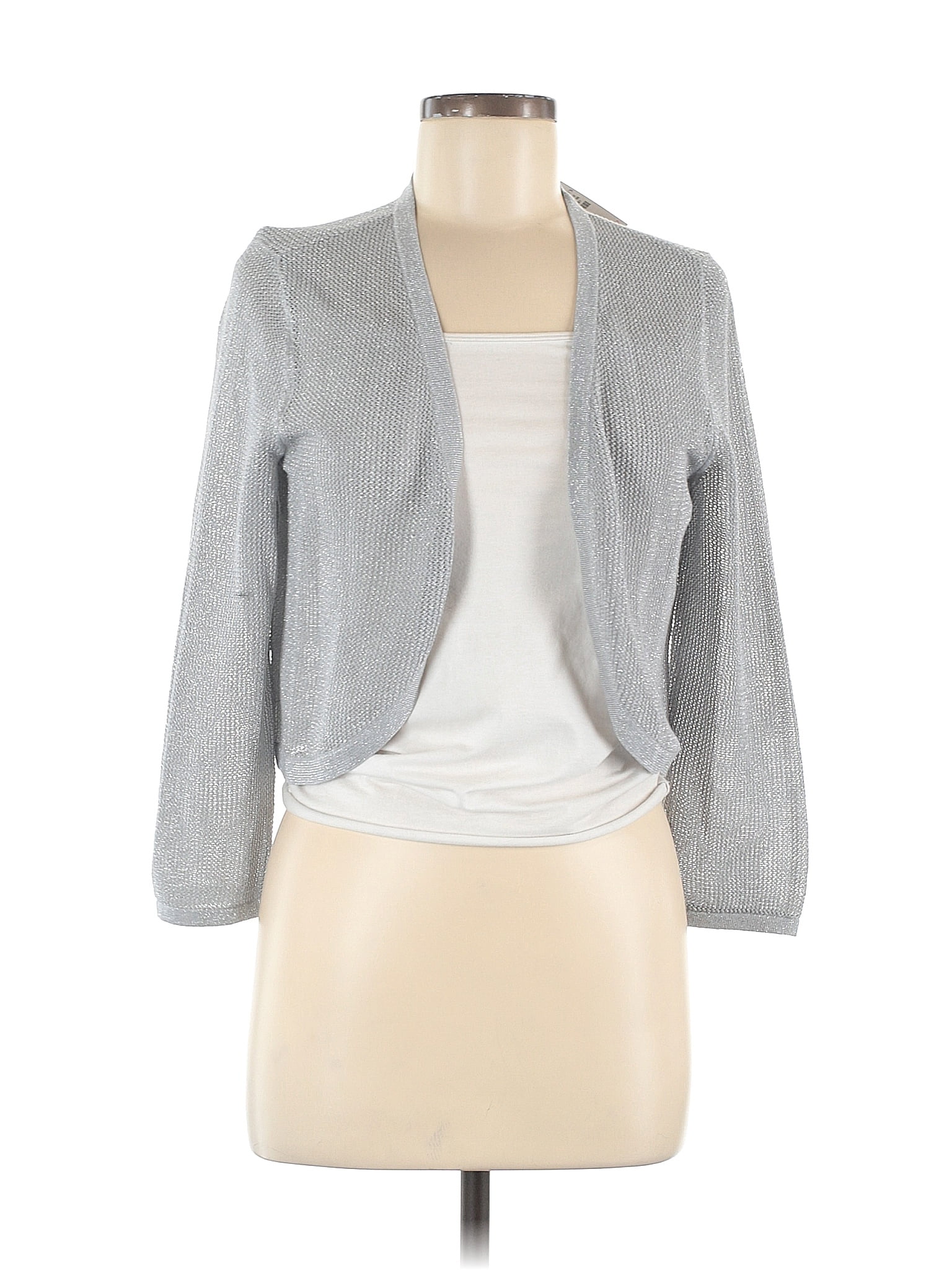 Talbots Silver Cardigan Size M - 76% off | ThredUp
