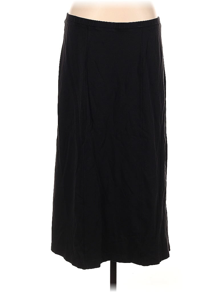 L.L.Bean Solid Black Formal Skirt Size M (Petite) - 50% off | ThredUp