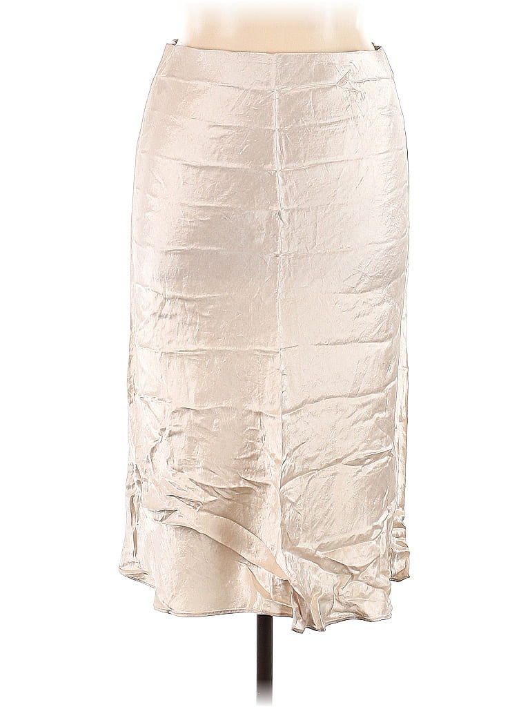 Babaton 100% Acetate Metallic Ivory Formal Skirt Size 16 - 68% off ...