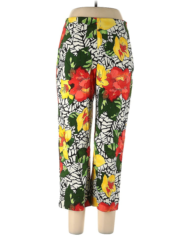 Eric Floral Graphic Tropical Green Casual Pants Size 10 - 71% off | ThredUp