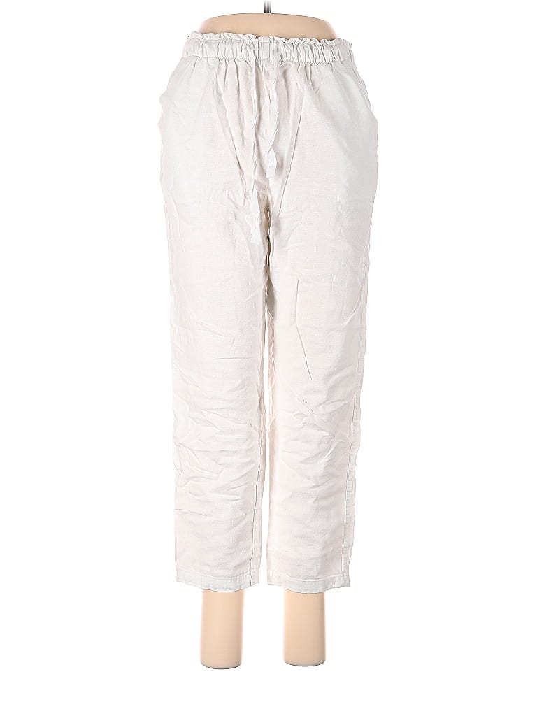 Love Tree Ivory Linen Pants Size M - 64% off | ThredUp