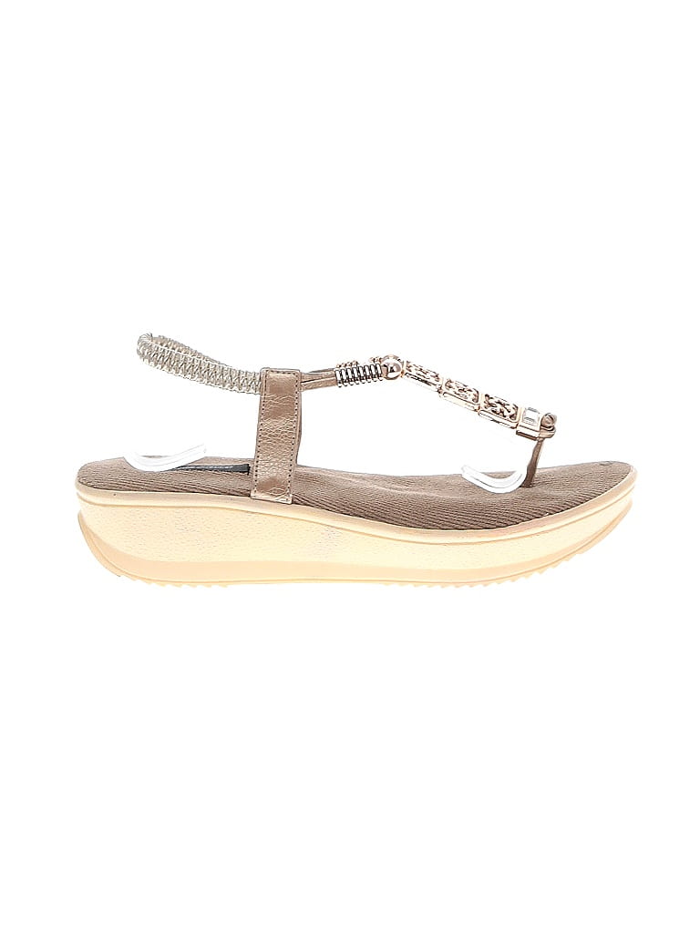 WalkEaze Tan Gold Sandals Size 40 (EU) - 50% off | ThredUp