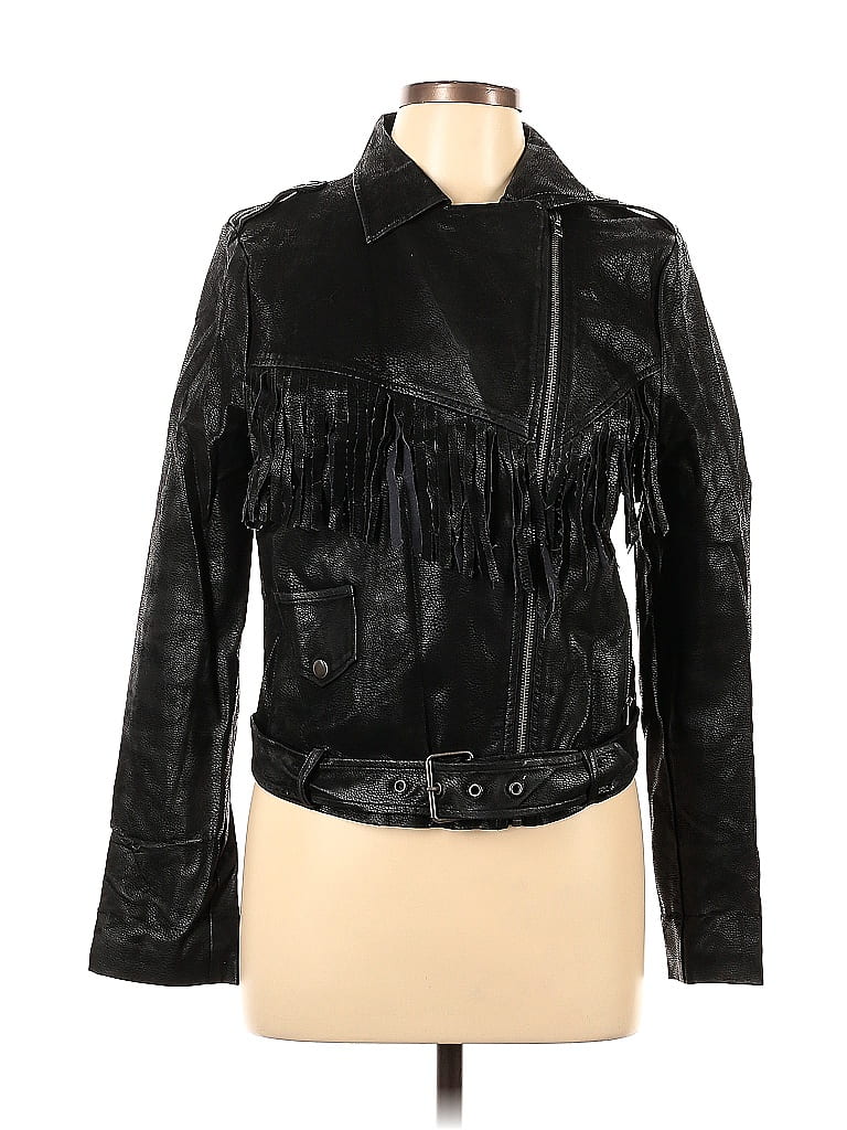 Love Tree Black Jacket Size L - 50% off | ThredUp