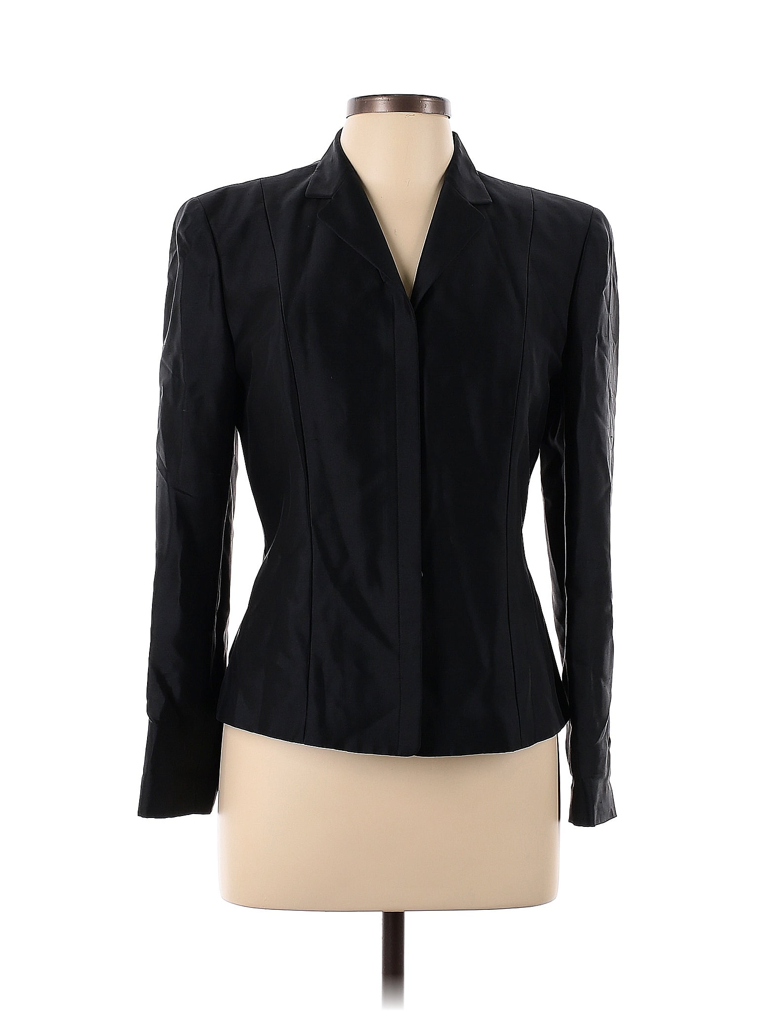 Ann Taylor 100% Silk Black Silk Blazer Size 8 - 93% off | ThredUp