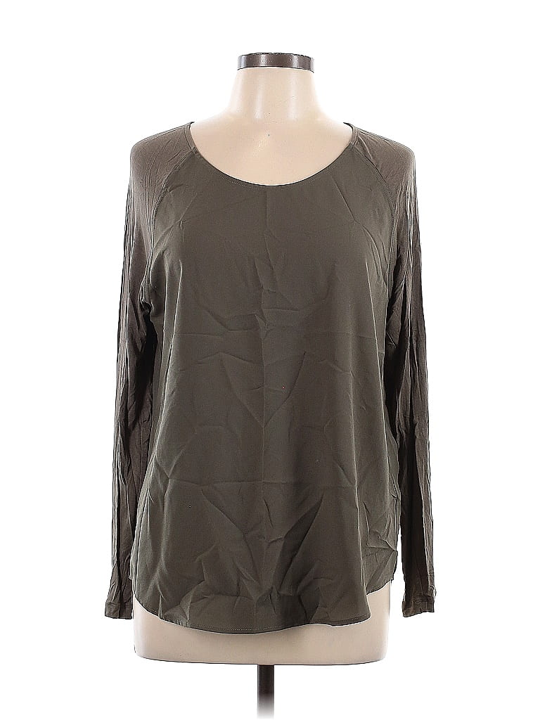 French Connection Gray Long Sleeve Top Size L - 84% off | ThredUp