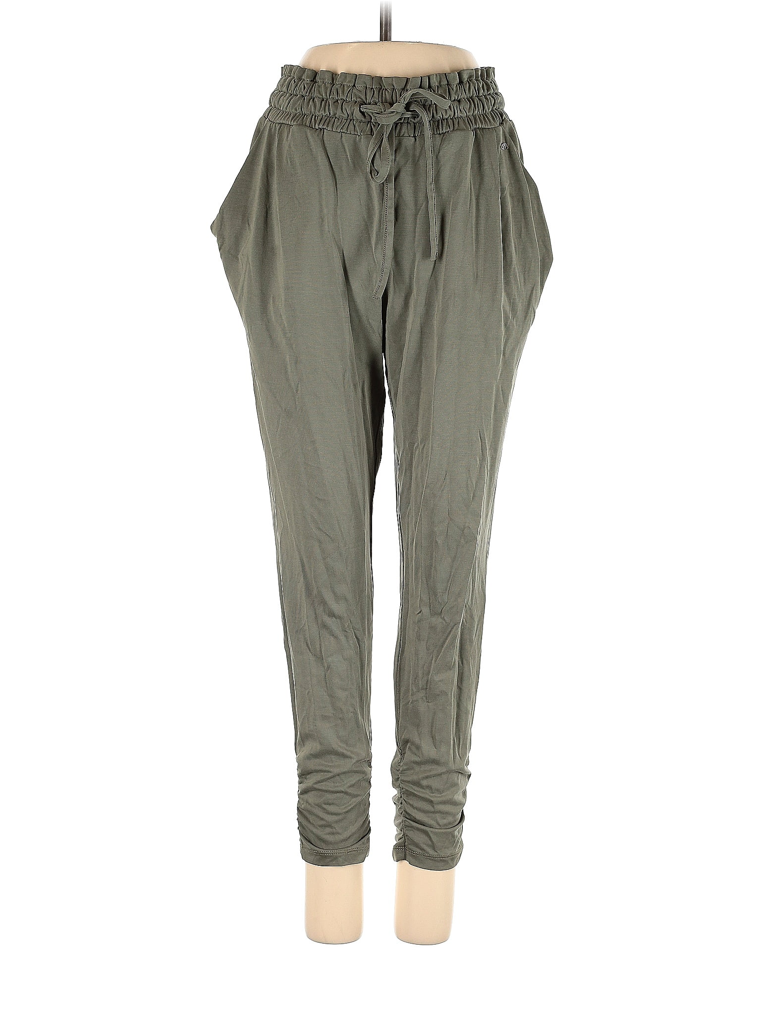 American Eagle Outfitters Solid Green Casual Pants Size XS - 68% off ...