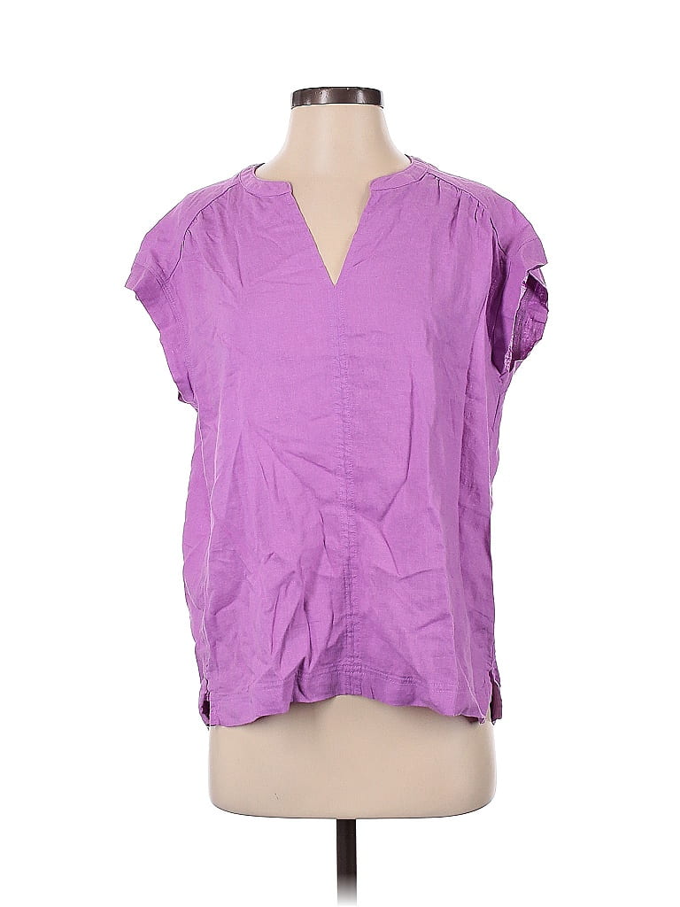 Splendid Purple Short Sleeve Blouse Size S - 20% off | ThredUp