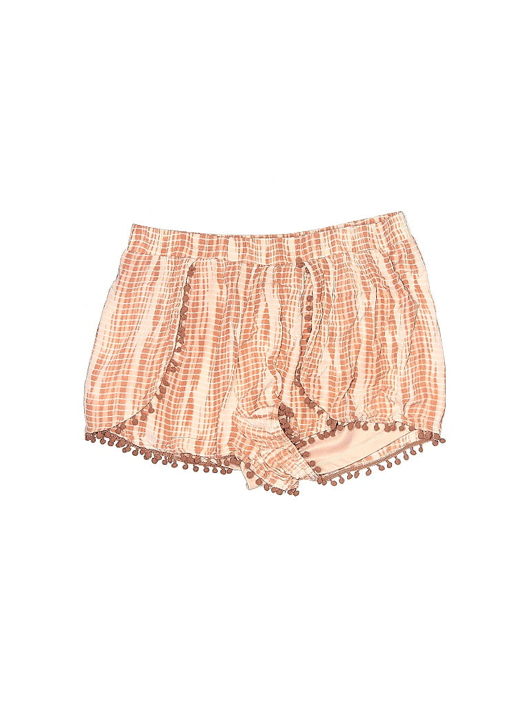 Dizzy Lizzy 100% Rayon Print Orange Shorts Size XL - 43% off | ThredUp
