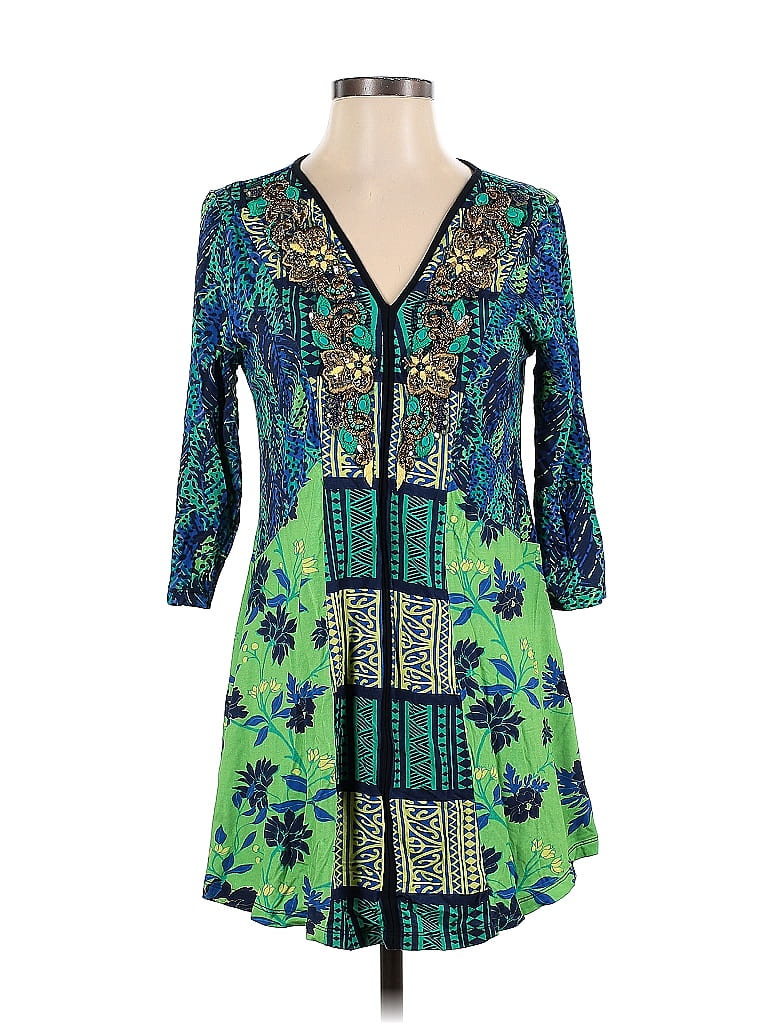 Soft Surroundings Paisley Green Casual Dress Size XS - 72% off | ThredUp