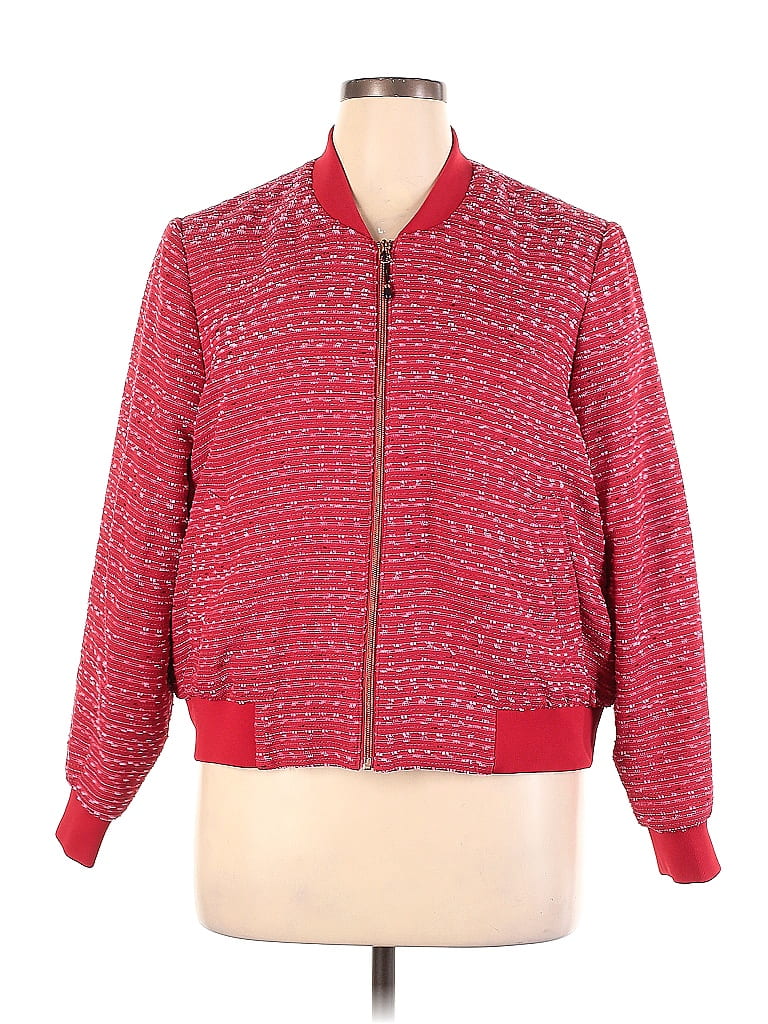 Mary Kay Print Red Jacket Size XL (Petite) - 59% off | ThredUp