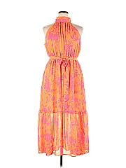 MG Silk Collection 100% Silk Tan Casual Dress Size M - 26% off | ThredUp