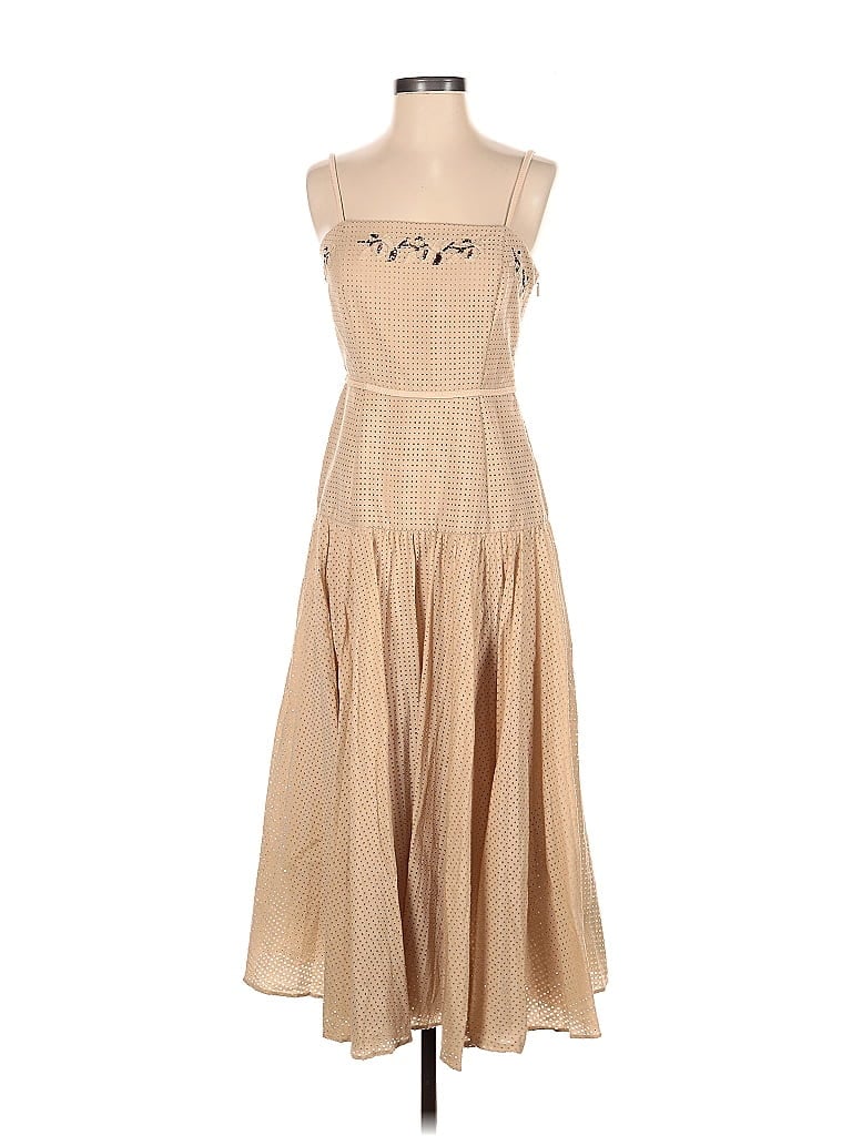 Fendi Tan Micro-Mesh Mohair Dress Size UK 8 / US 4 - 74% off | ThredUp