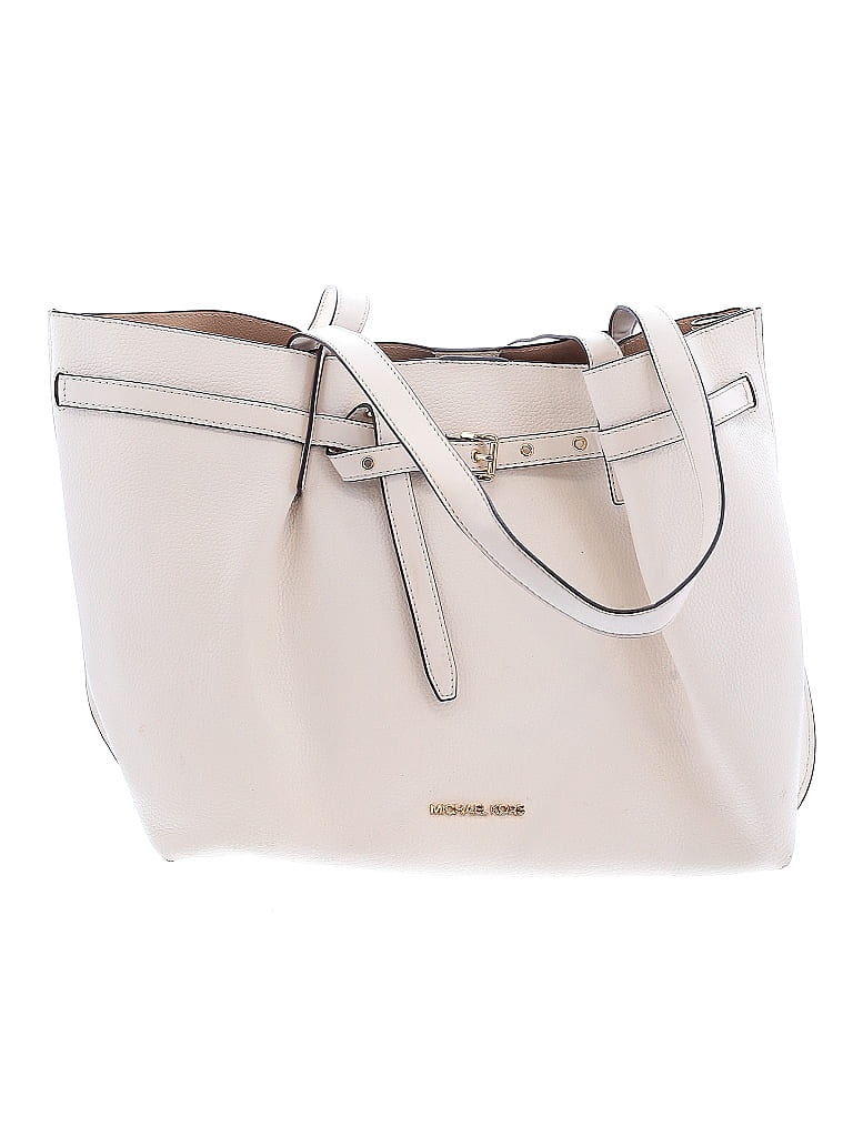 Michael Michael Kors Ivory Leather Tote One Size 71 Off Thredup