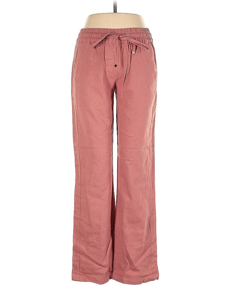 Love Tree Pink Linen Pants Size S - 66% off | ThredUp