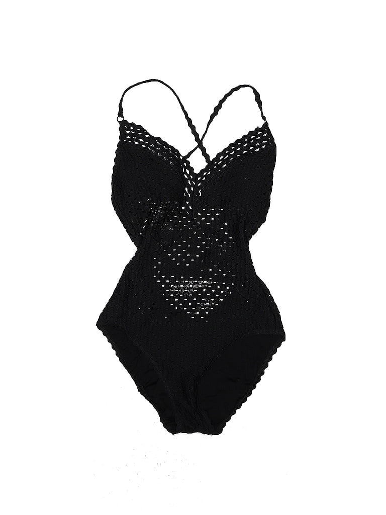 Robin Piccone Houndstooth Black One Piece Swimsuit Size 2 - 78% off ...
